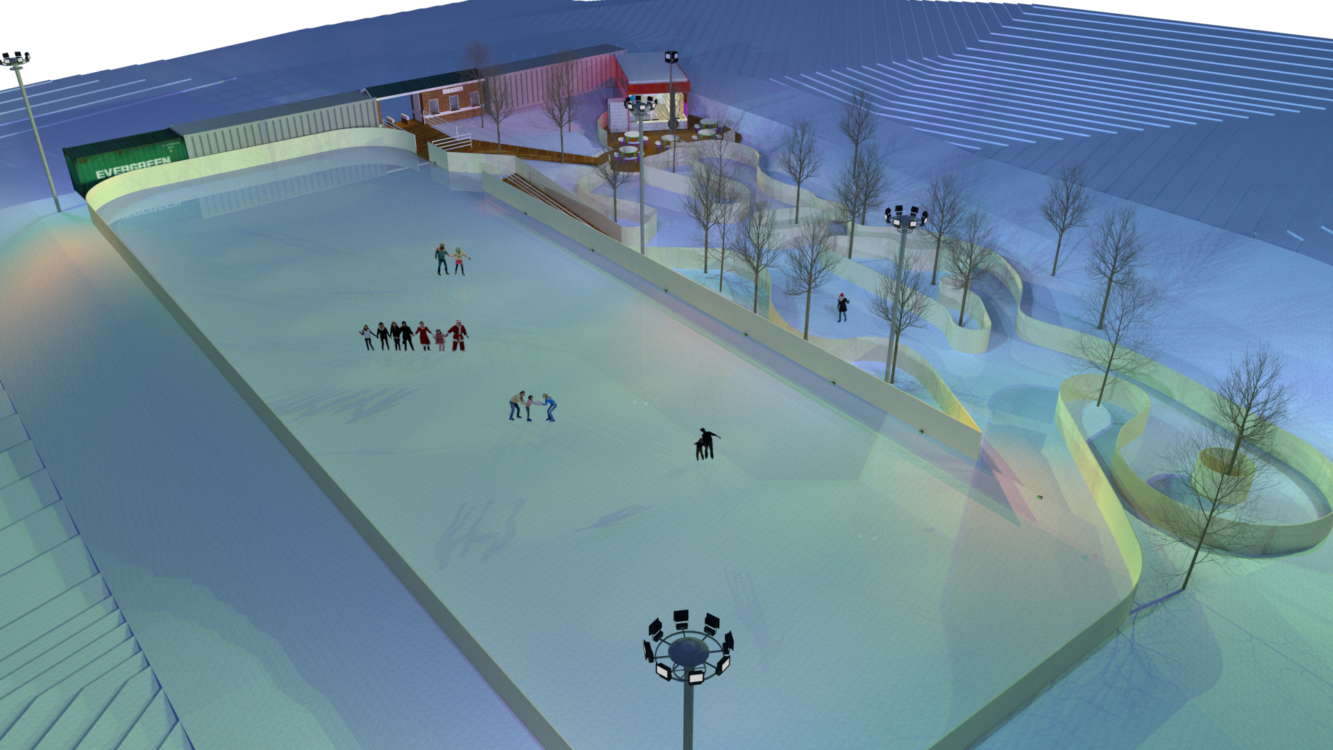 The first outdoor ice-skating rink opens in Zaisan – Оюуны Ундраа ...